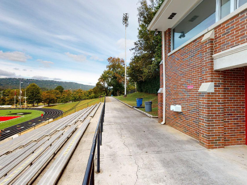 football view from stands on Momento360